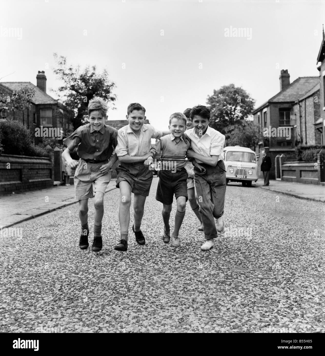 Whit Walks Manchester A group of young lads seen here in their ...