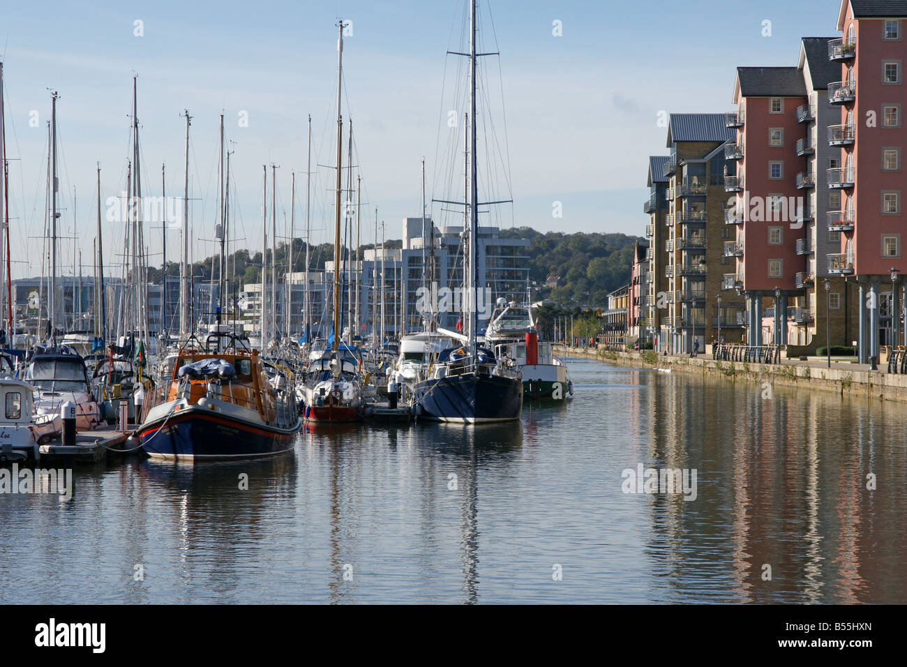 Portishead Marina Portishead Somerset England Stock Photo - Alamy