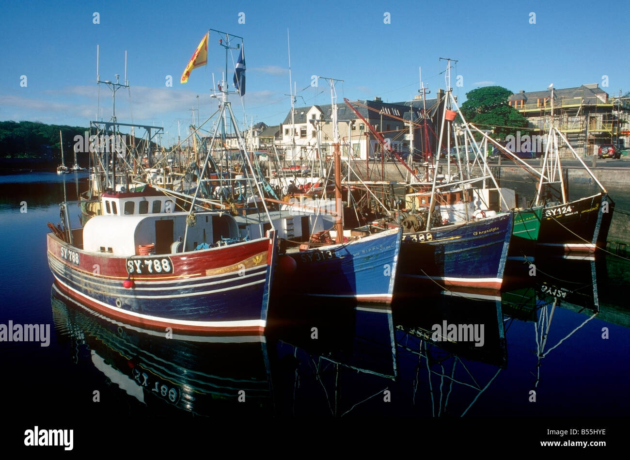 Stornoway Harbour Isle of Lewis Scotland Stock Photo - Alamy