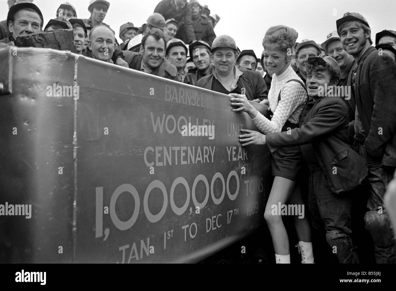 Donna Douglas (black coat) who is appearing in Cinderella at the Civic ...