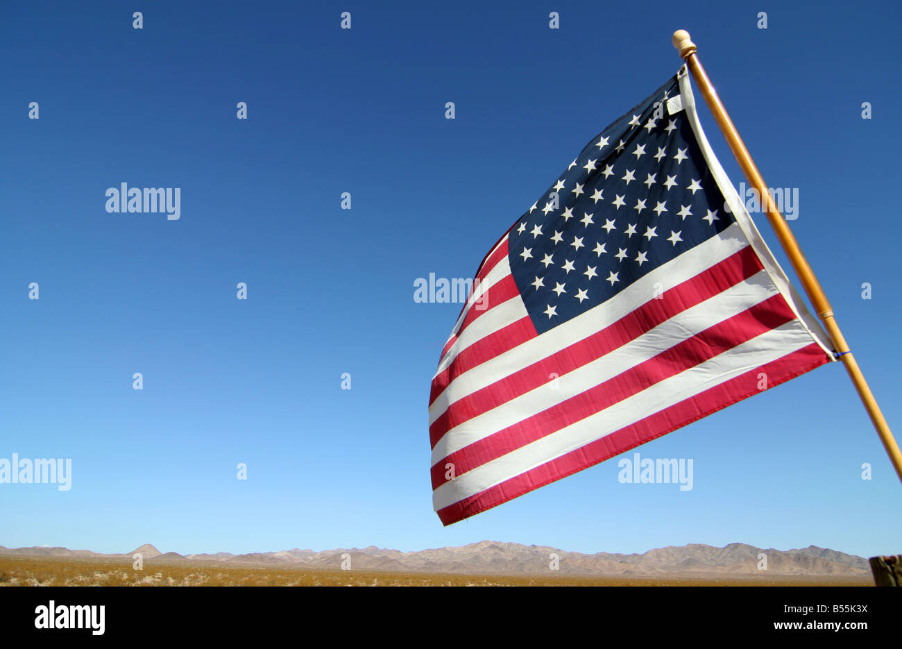 American flag near sky in hi-res stock photography and images - Alamy