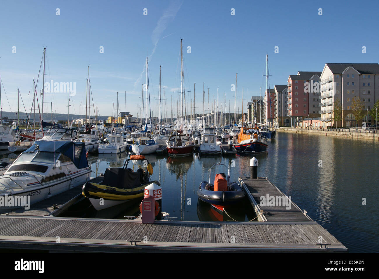 Portishead Marina Portishead Somerset England Stock Photo - Alamy
