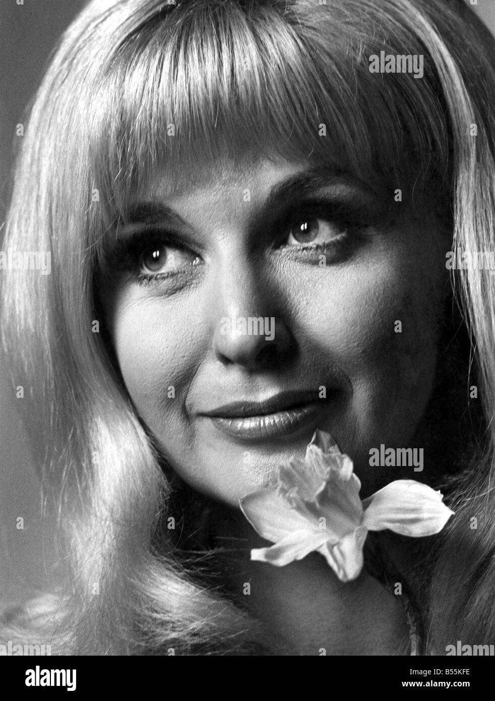 Nyree Dawn-Porter, star of B.B.C. 2'S Forsthye Saga. March 1967 P009644 ...