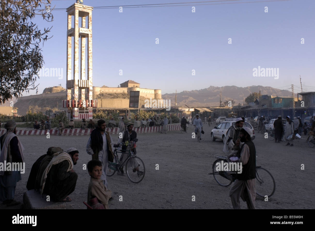 The town of Gardez, Paktia province, Afghanistan, October 2004 Stock ...