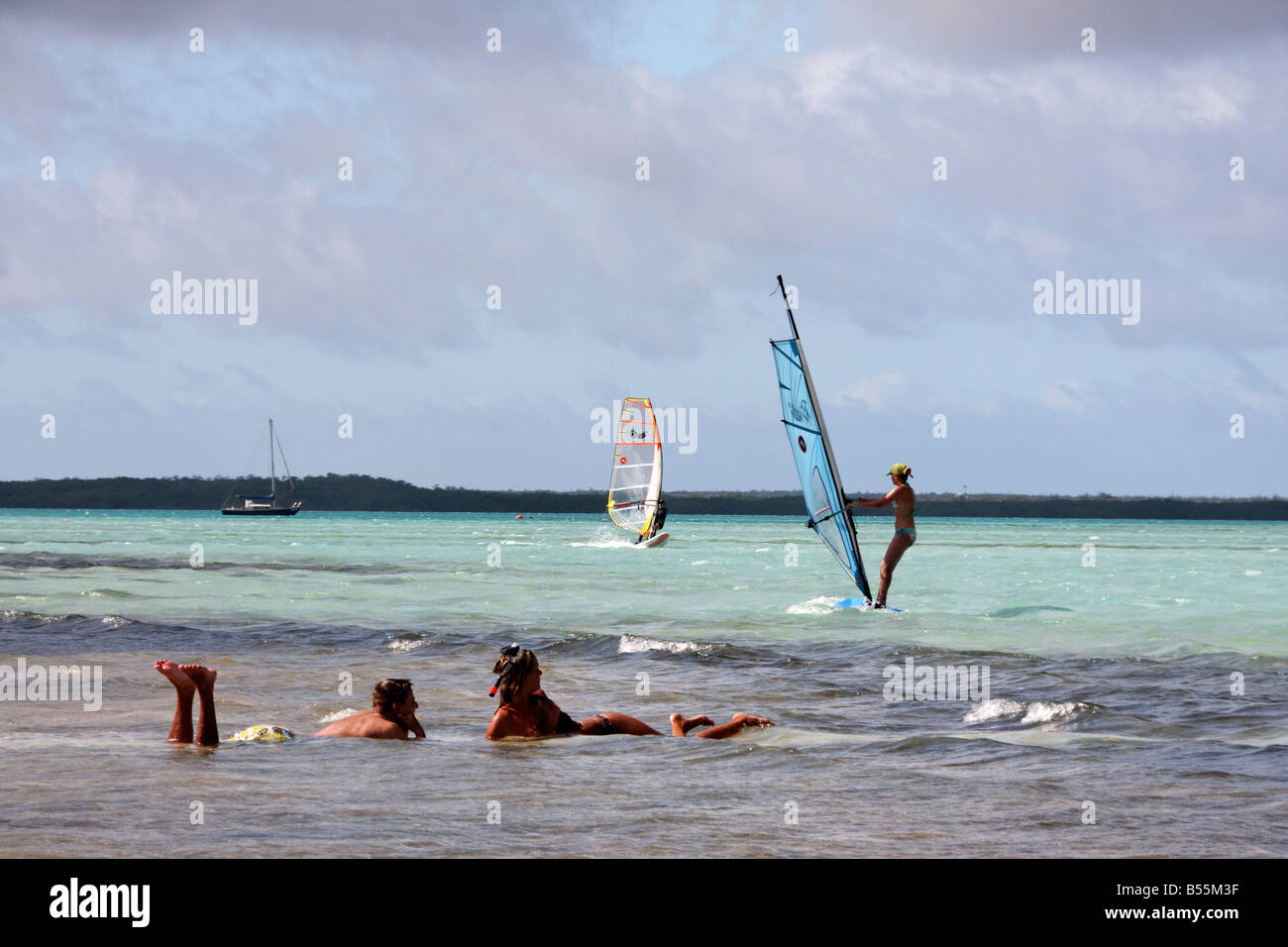 Bonaire lac bay beach hi-res stock photography and images - Alamy