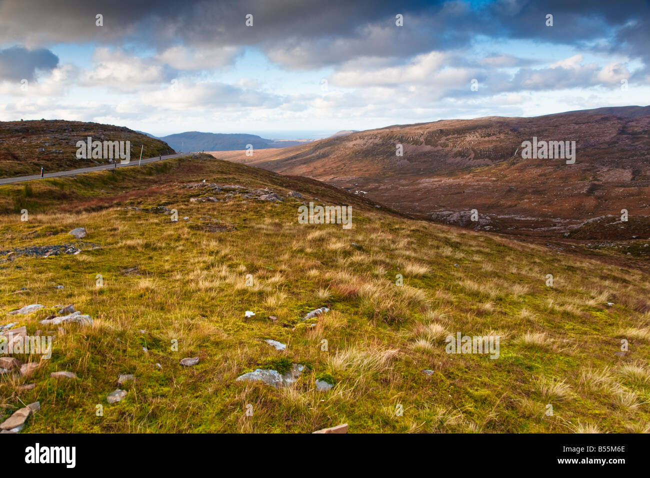 Pass of the cattle near Applecross in the autumn time Wester Ross ...