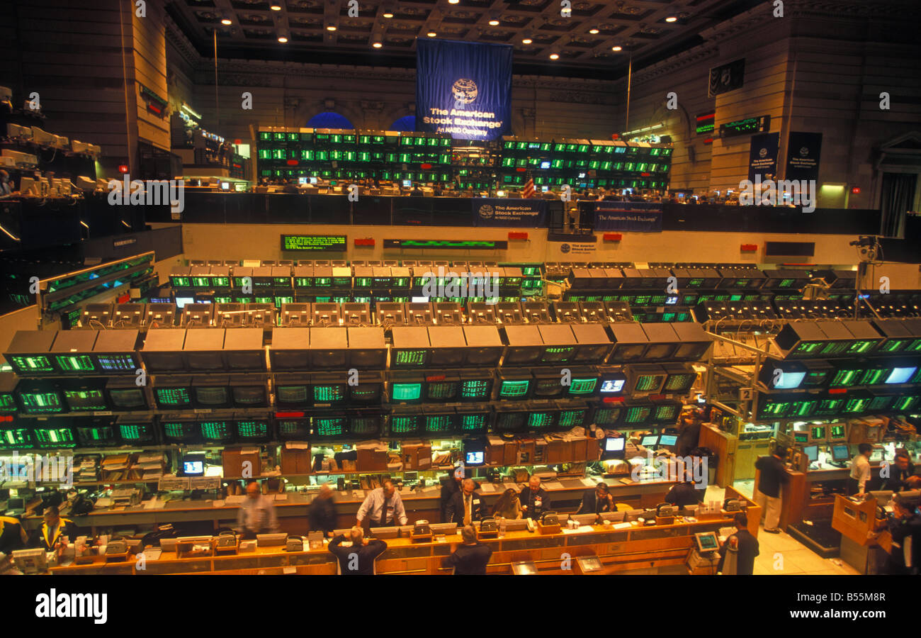 American stock exchange interior hi-res stock photography and images ...