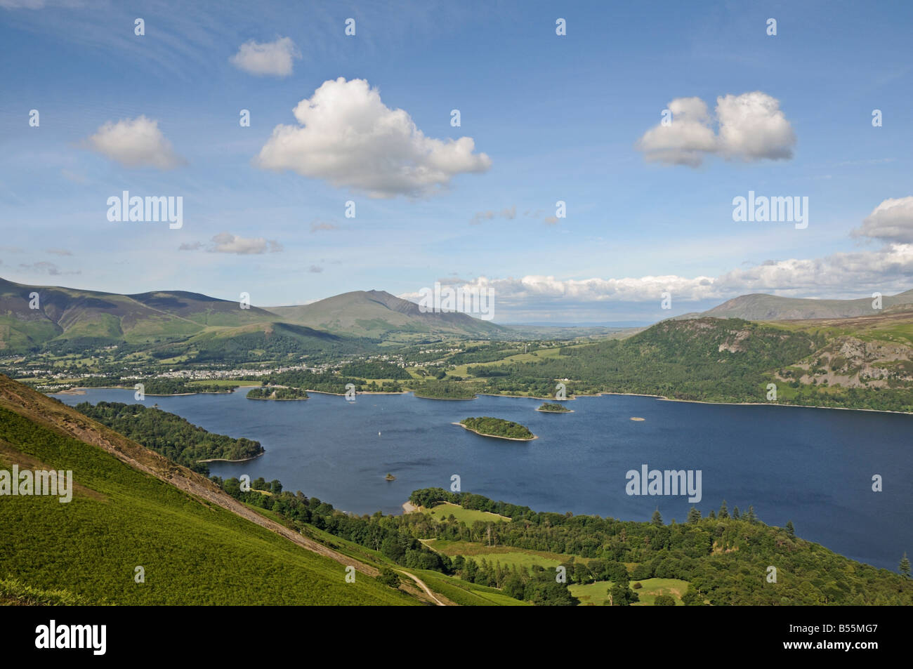 Derwent Water Keswick Lake District Stock Photo - Alamy