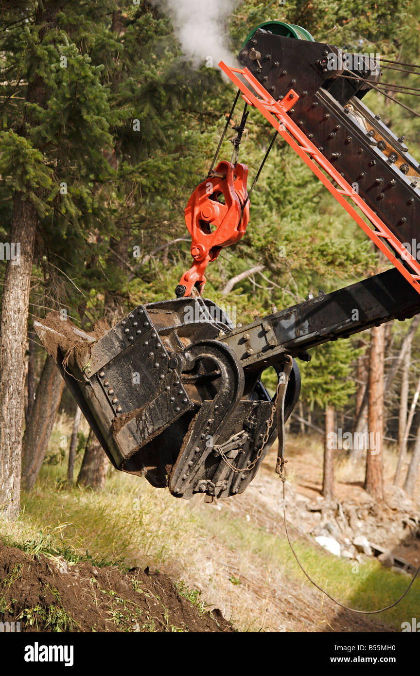 "Marion Steam Shovel" demonstration steam engine show in Westwold ...