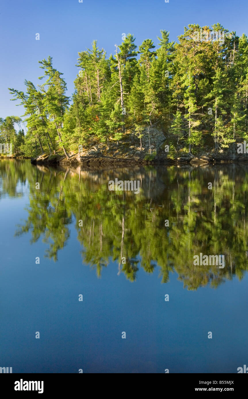Reflections in the Namakan Narrows Namakan Lake Voyageurs National Park ...