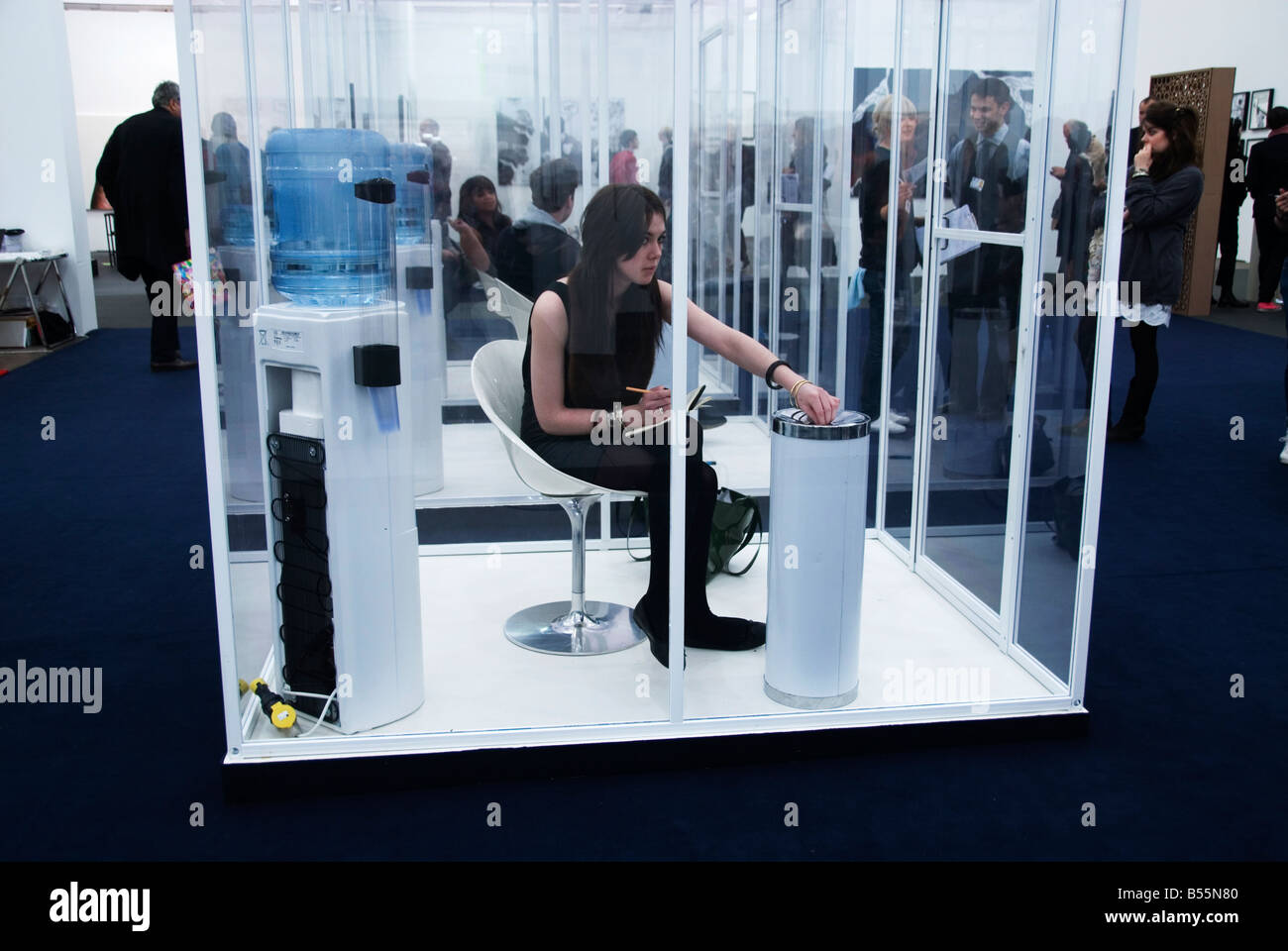 The Straight Story by Norma Jeane installation of three smoking booths ...