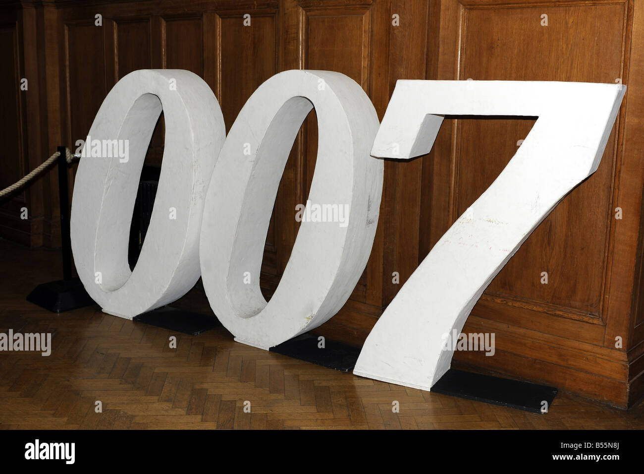 James Bond number 007 seen at the London Movie Museum Stock Photo - Alamy