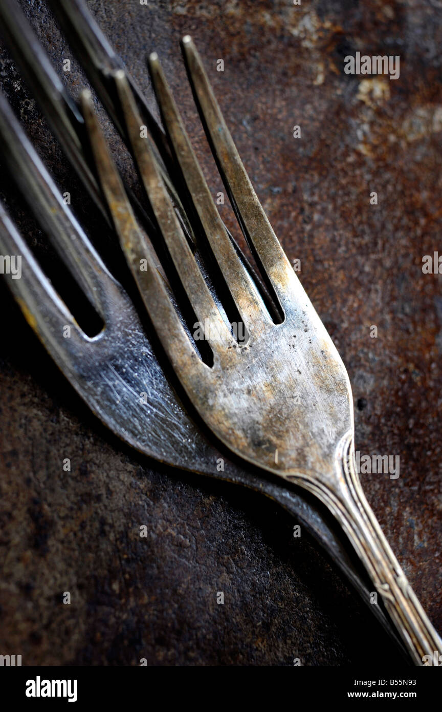 Forks macro hi-res stock photography and images - Alamy