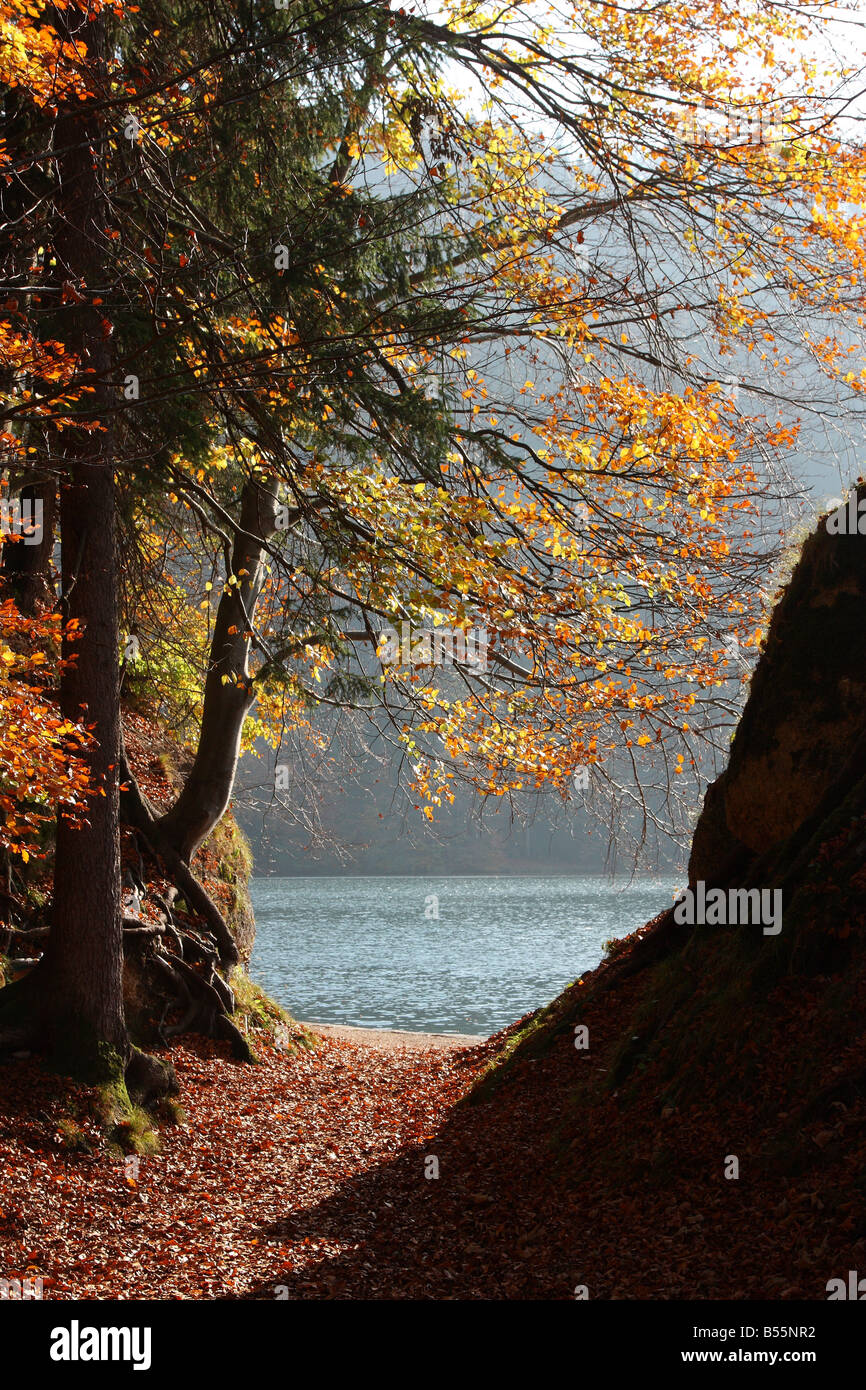 a lake called hechtsee near kufstein Stock Photo - Alamy