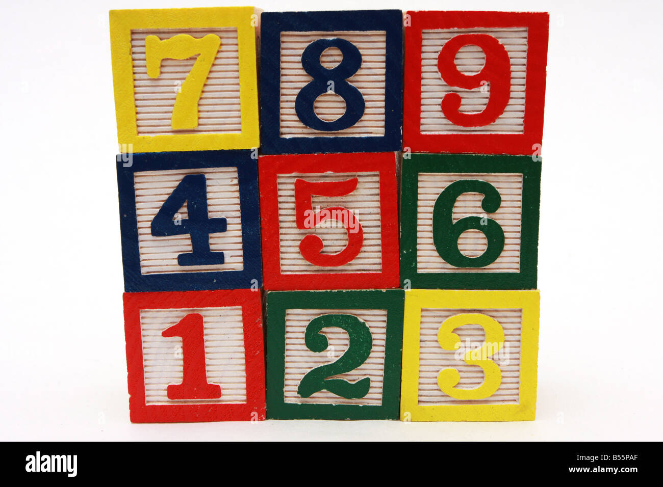 teaching tool for teaching the numbers and counting Numbers carved into ...