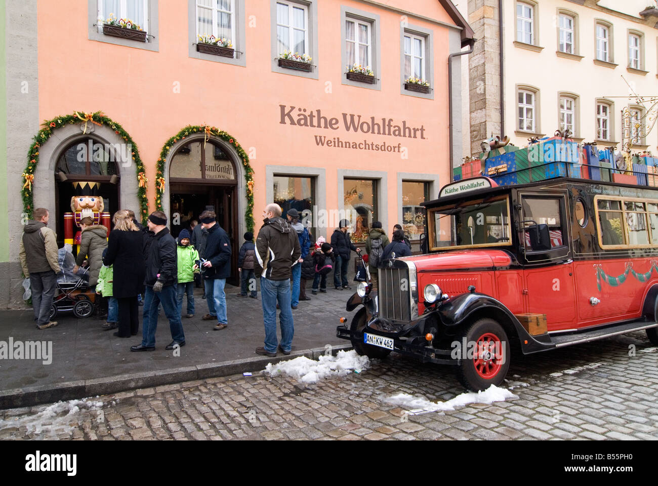 Kaethe Wohlfahrt christmas craft shop in Rothenburg ob der Tauber ...