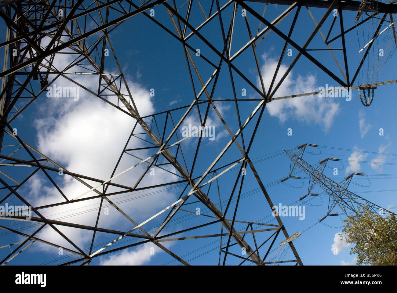 high voltage towre Stock Photo - Alamy