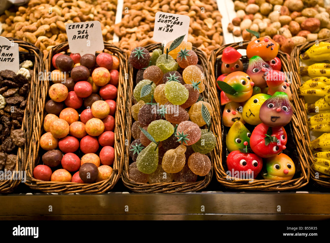 sweets market mix sweets Stock Photo - Alamy