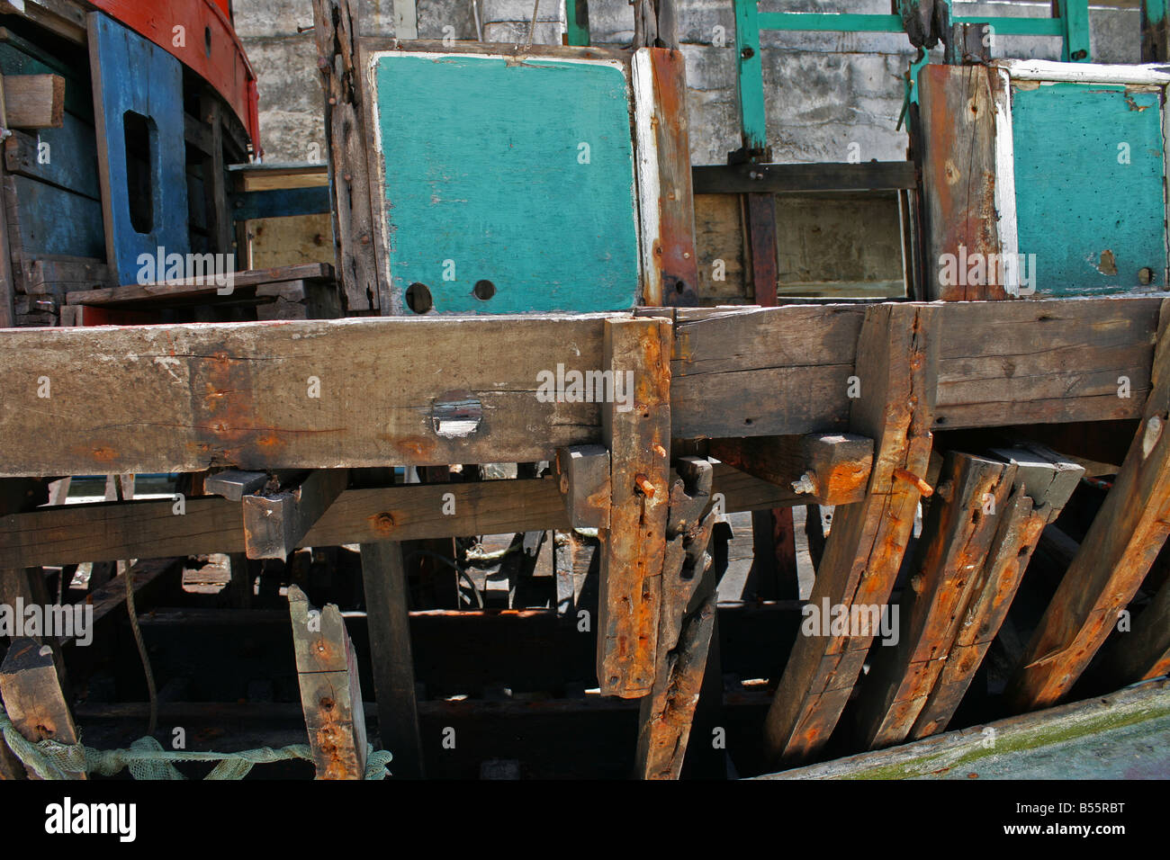 Wreak of fishing boat Stock Photo - Alamy