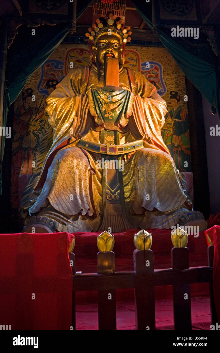 Statue in the Ghost City Fengdu Yangzi River China JMH3360 Stock Photo ...