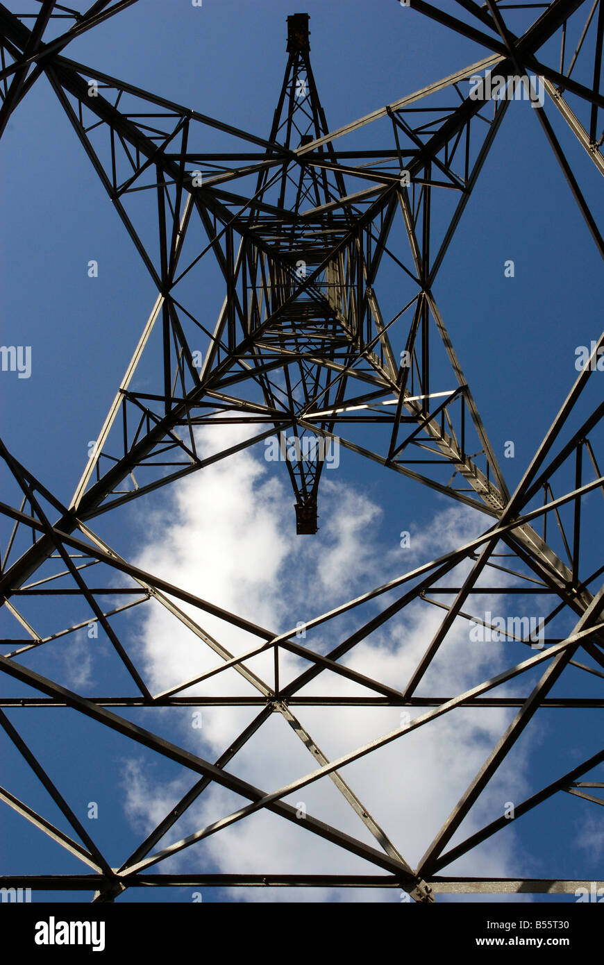 Abstract image of a pylon Stock Photo - Alamy