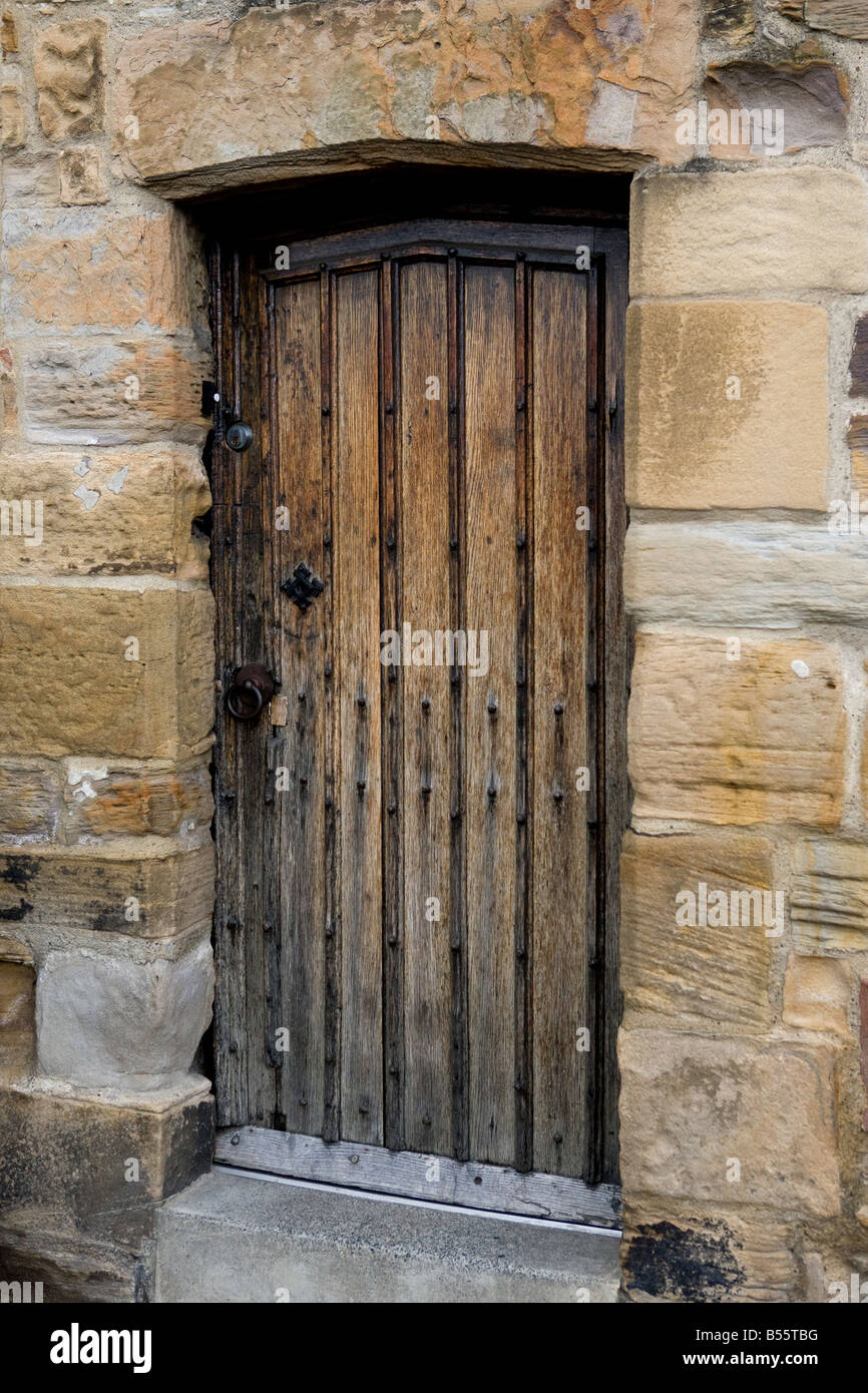 Old doorway in Durham Stock Photo - Alamy