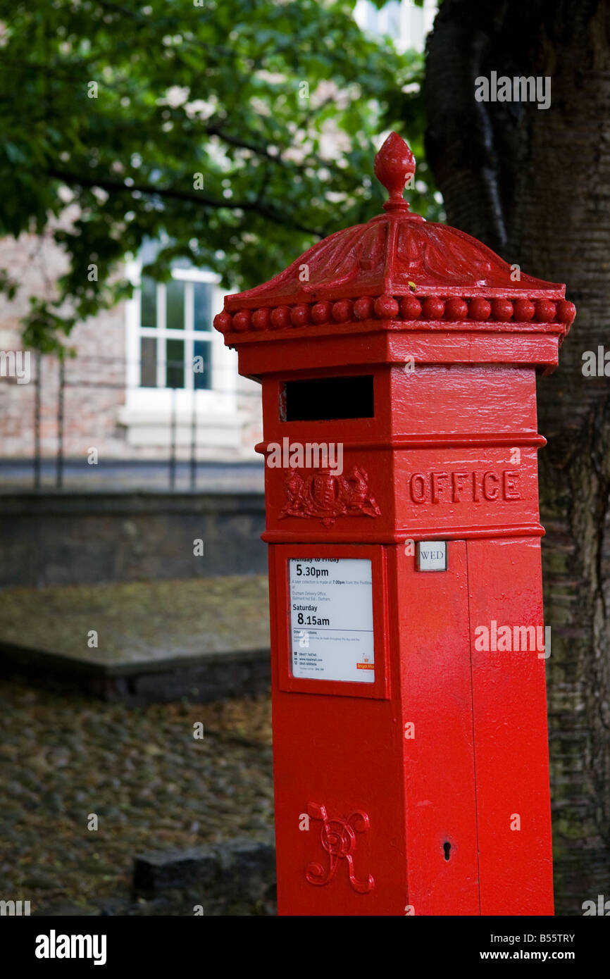 Old Victorian Post Box in Durham Stock Photo - Alamy