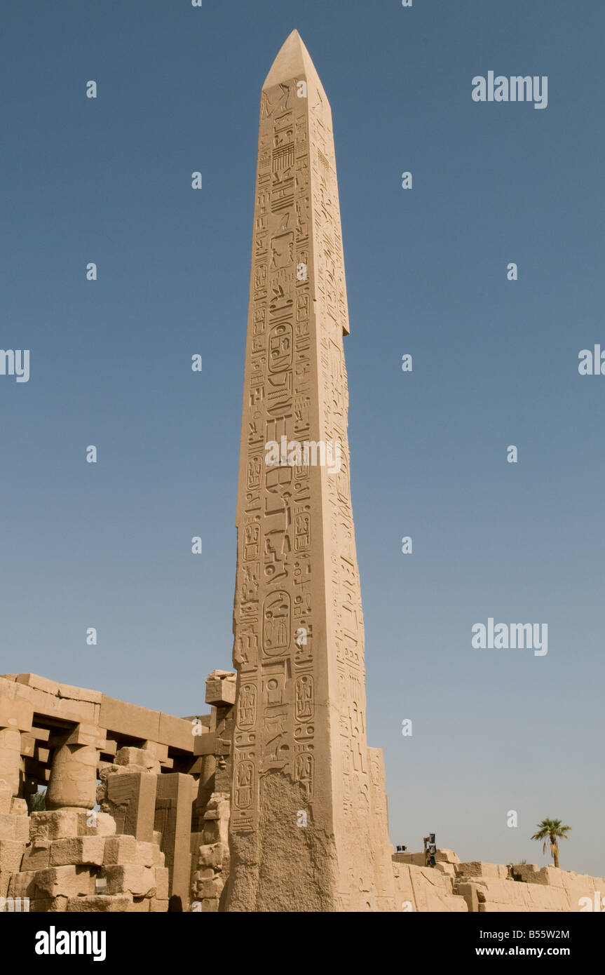 Obelisk erected by Thutmose I third pharaoh of the 18th dynasty of ...