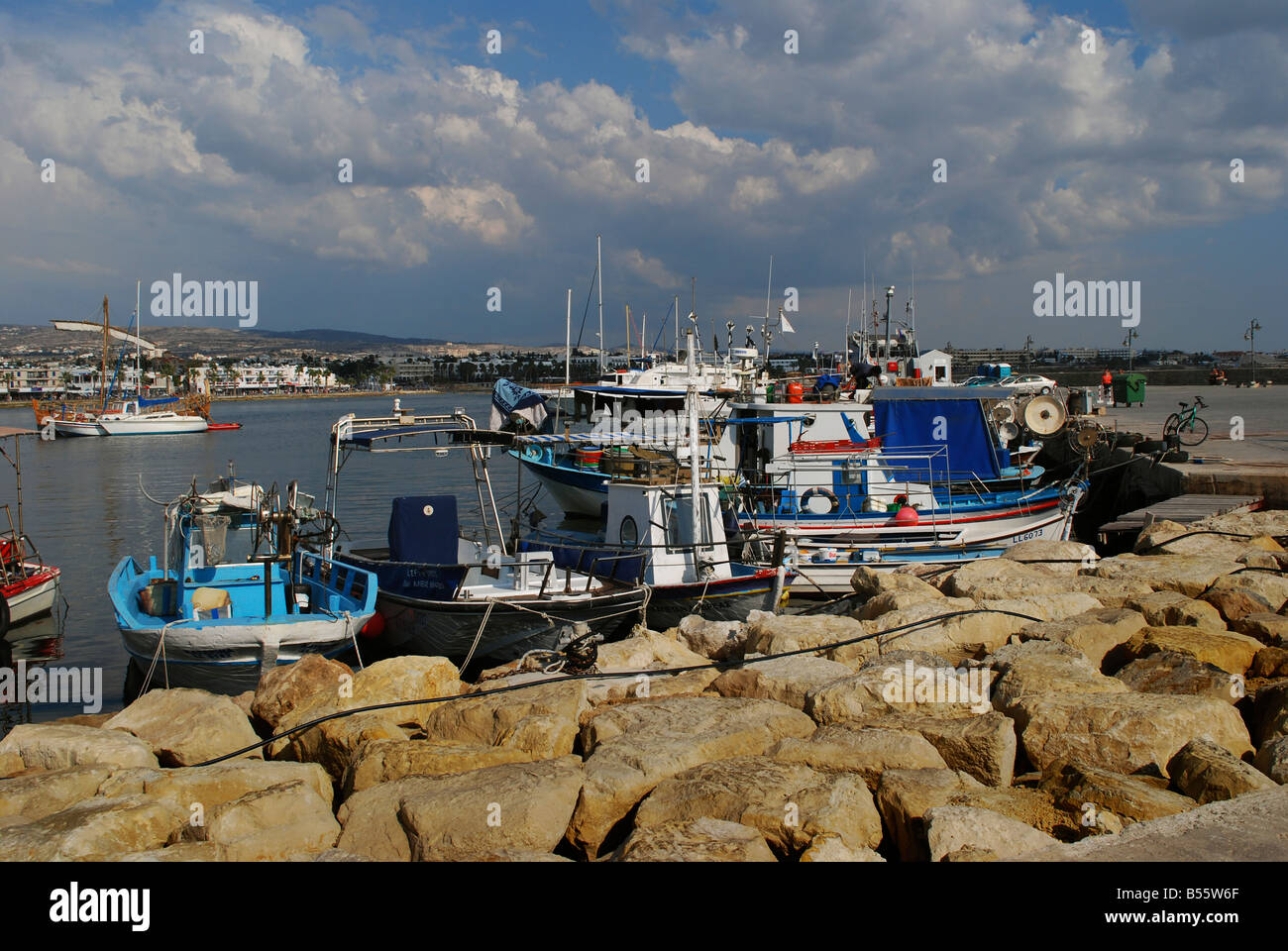 Port of paphos hi-res stock photography and images - Alamy