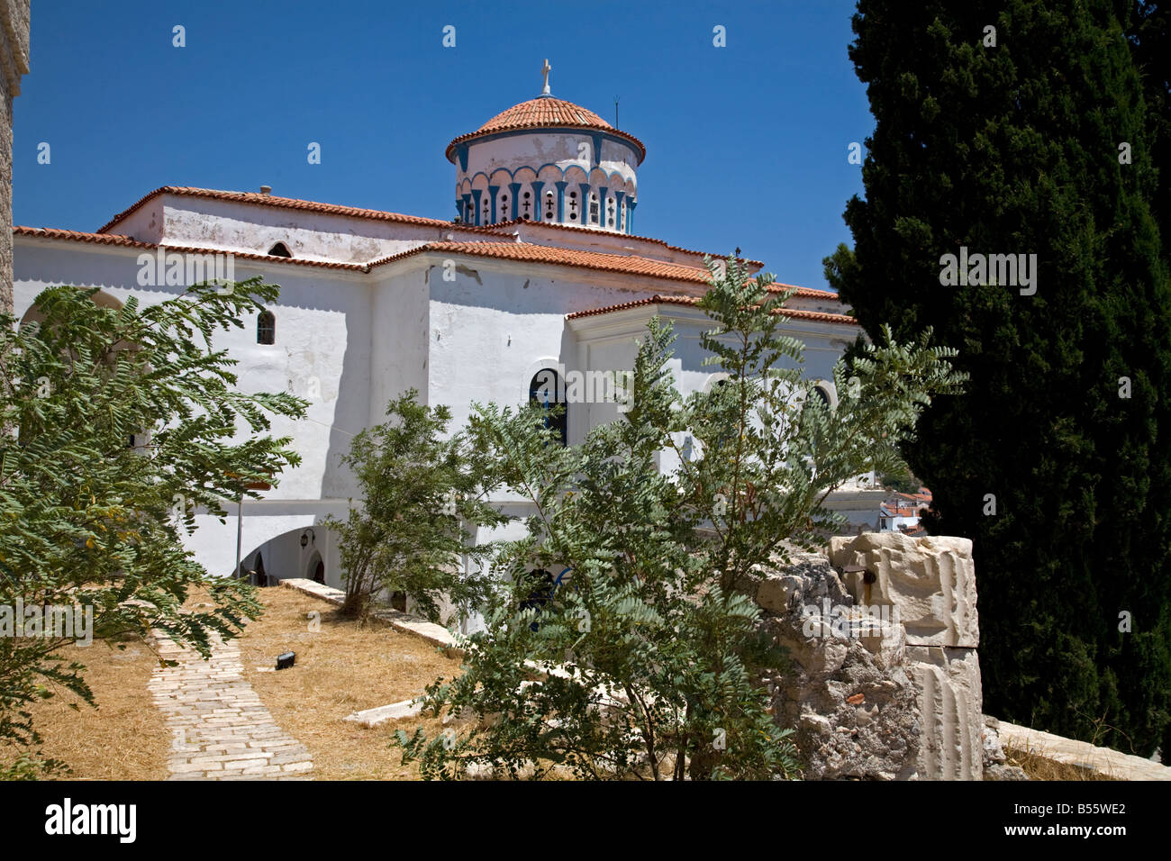 Metamorphosis Church Pythagorion Samos Greece Stock Photo - Alamy