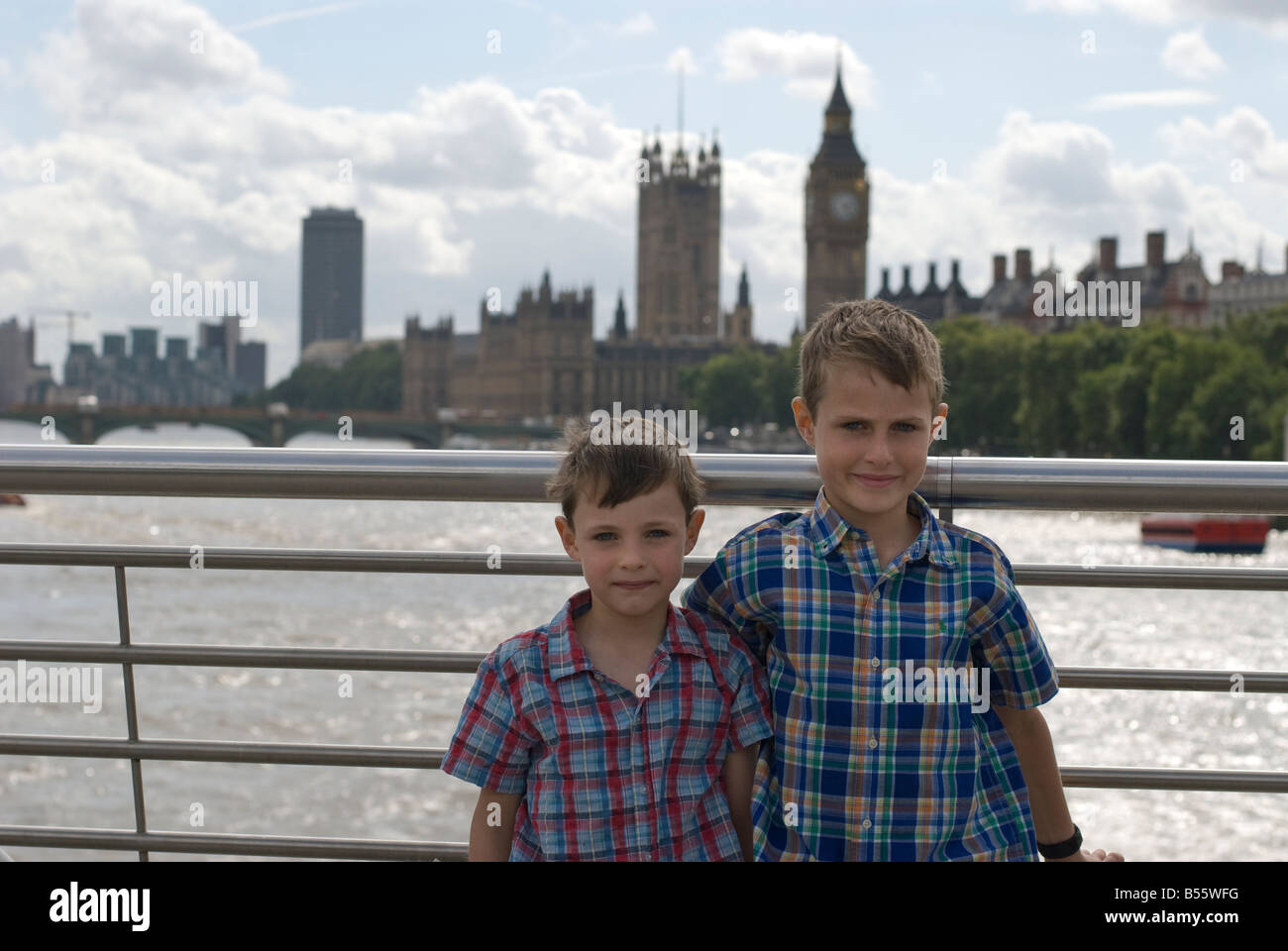 Children in London Stock Photo - Alamy