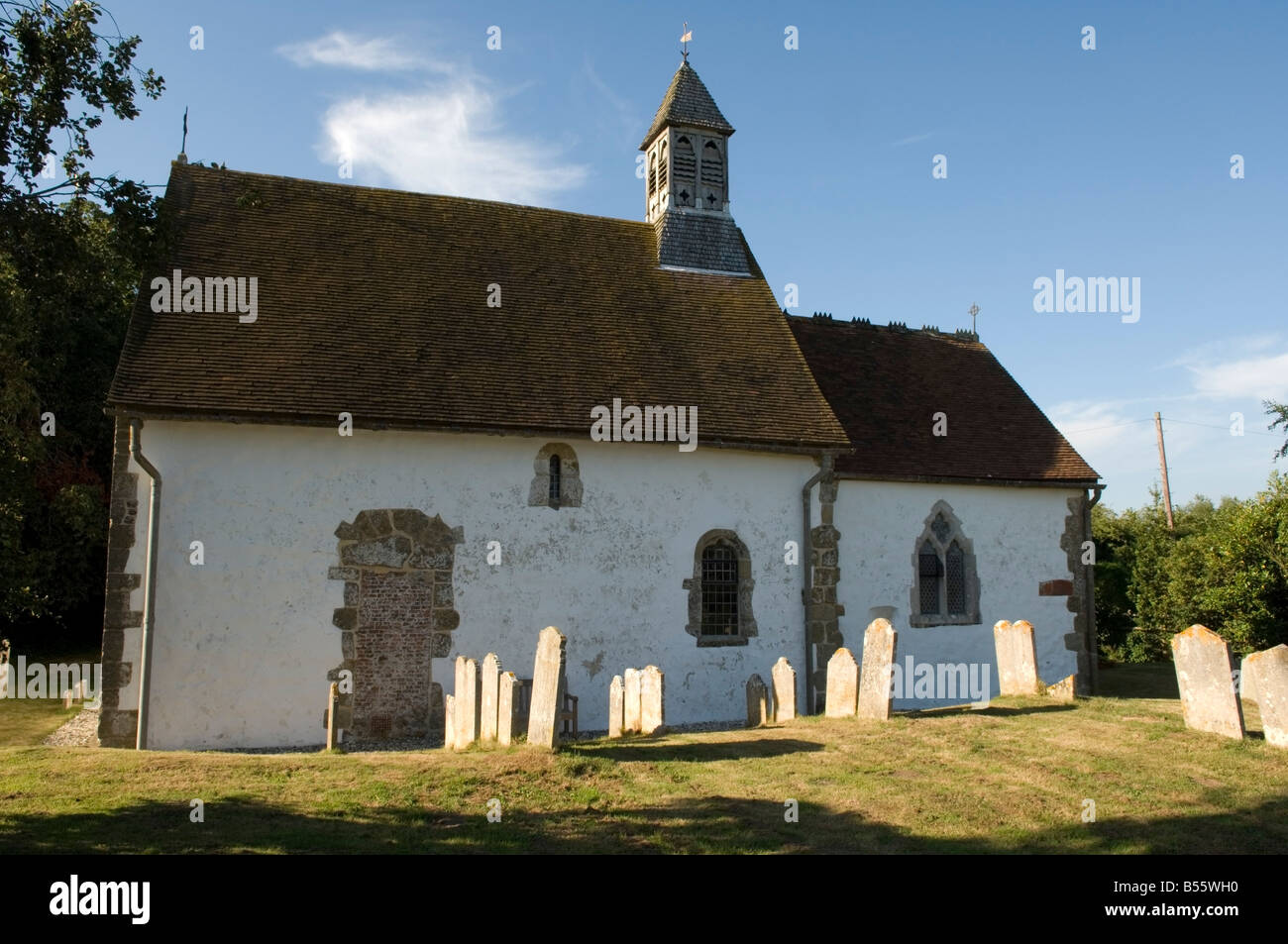 St Botolphs church, Hardham, West Sussex Stock Photo - Alamy