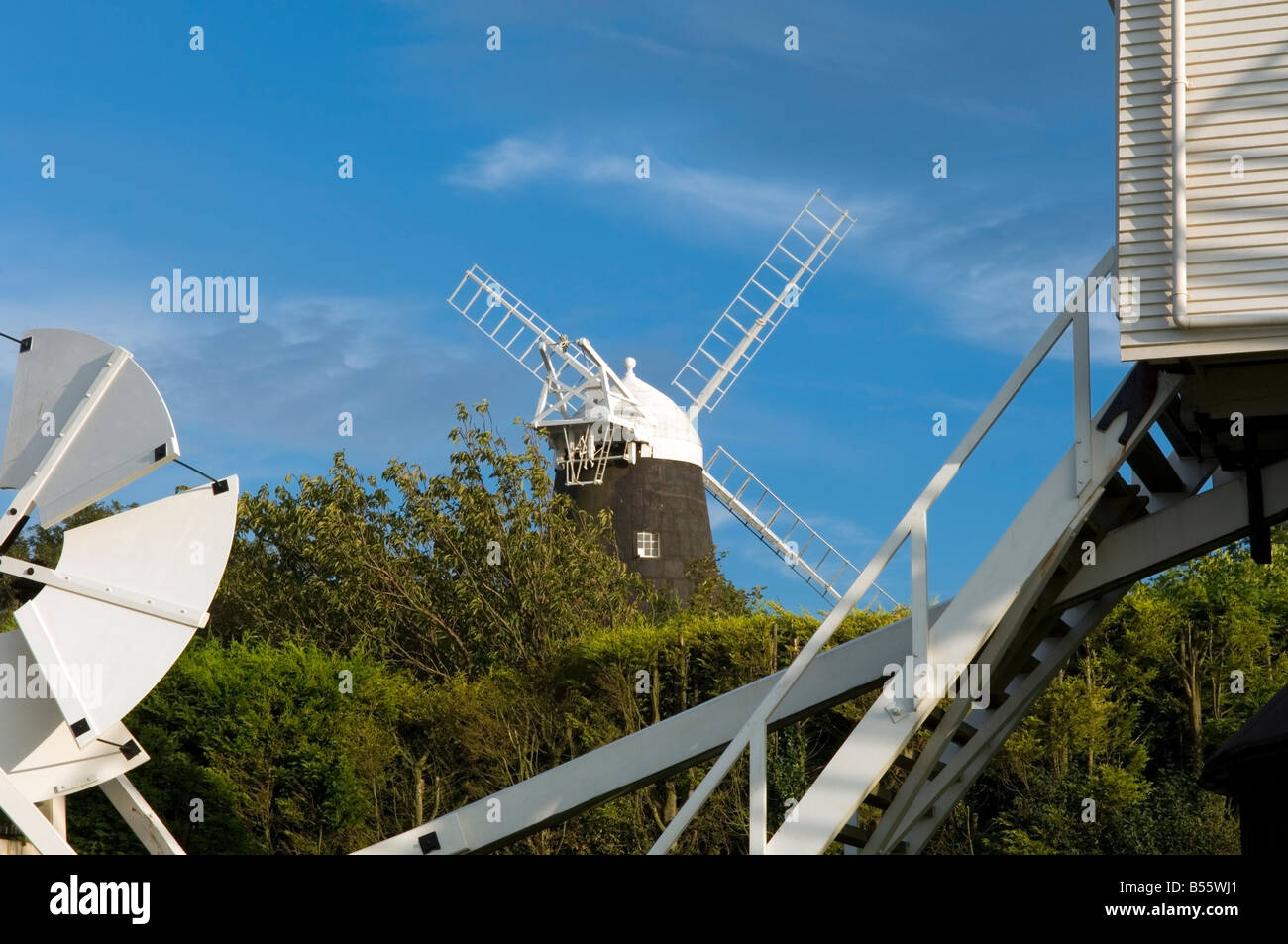 Jack windmill, Clayton, East Sussex Stock Photo - Alamy