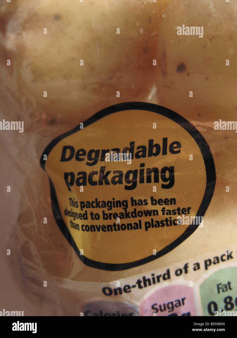 potatoes in degradable packaging better for the environment Stock Photo ...