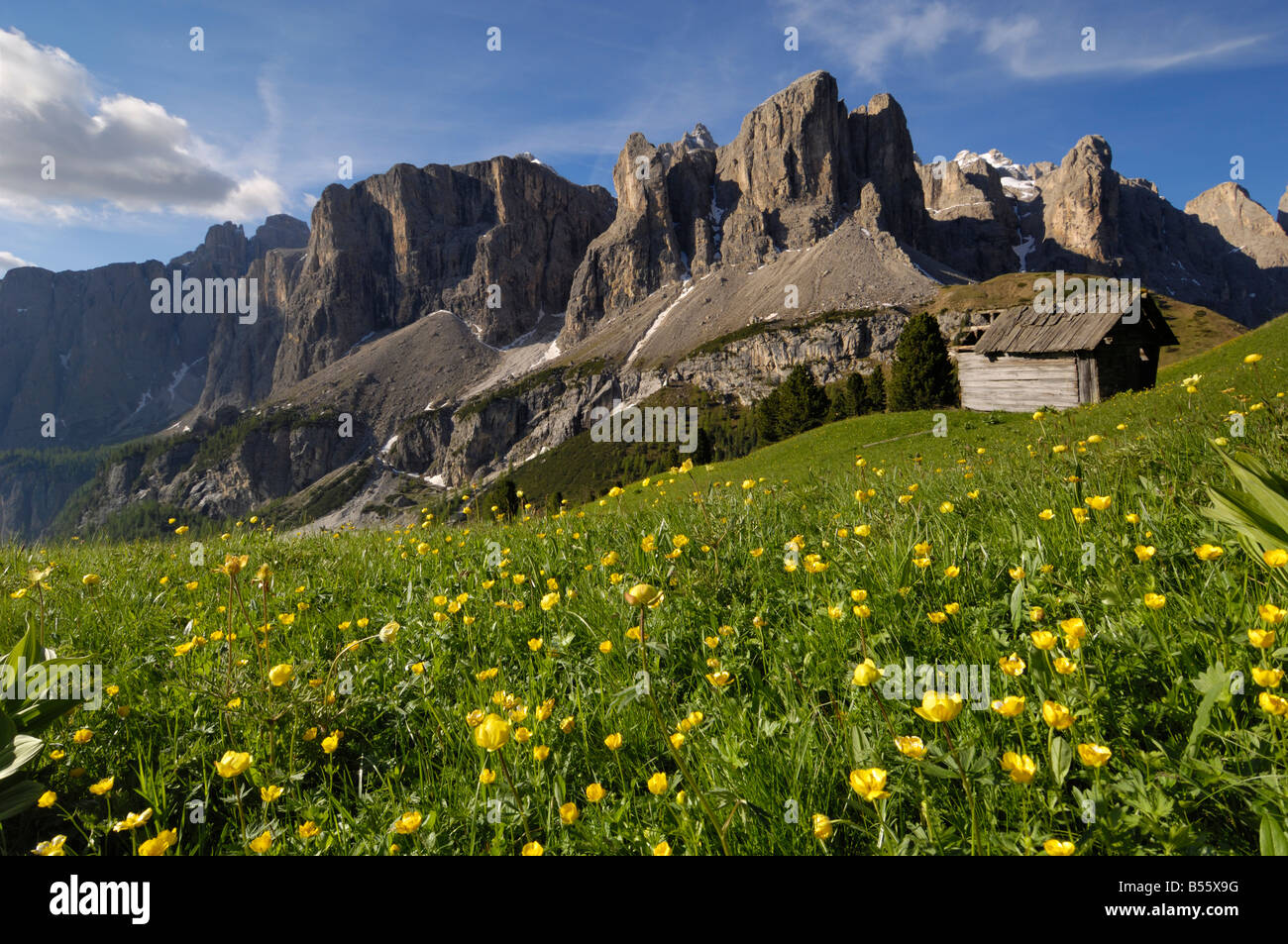 Sella Gruppe, Dolomites, Italy Stock Photo - Alamy