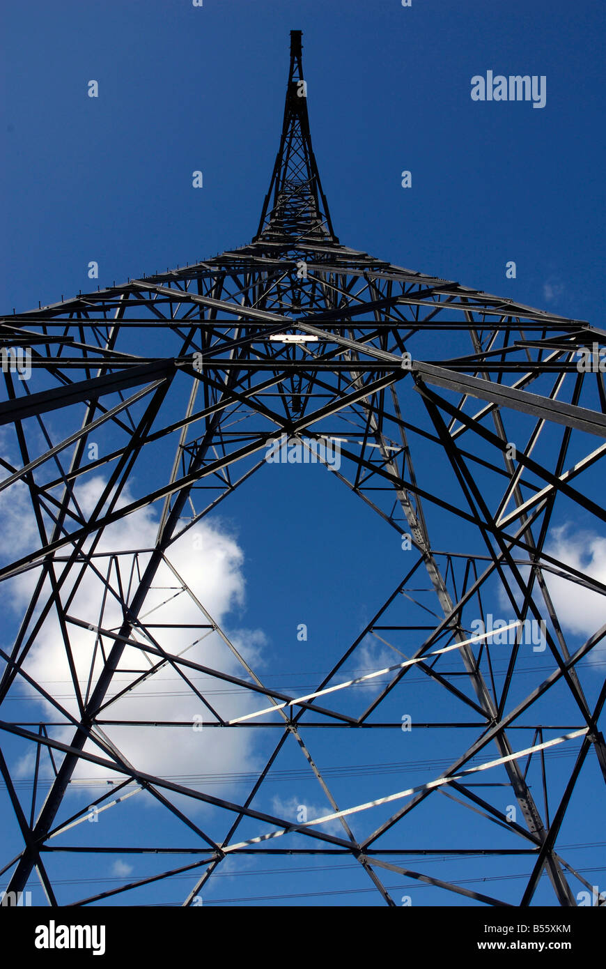 High voltage tower Stock Photo - Alamy