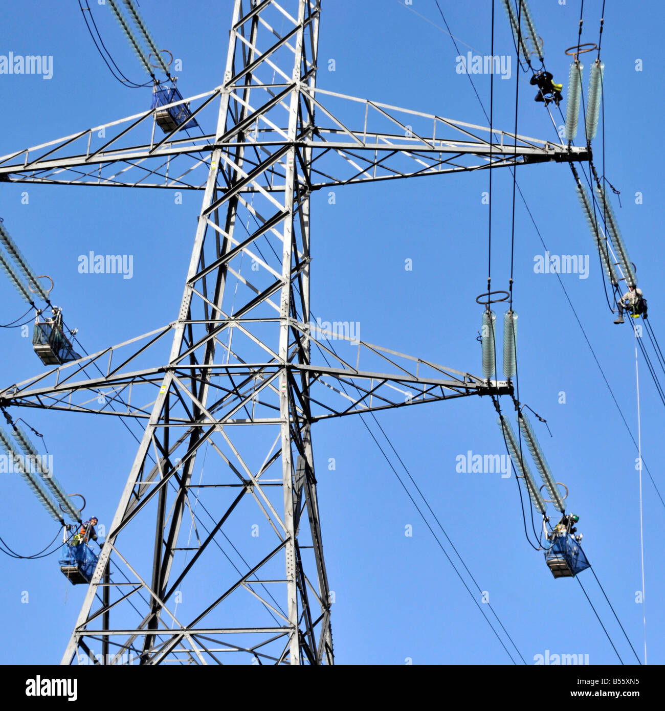 Robot Rides Power Lines