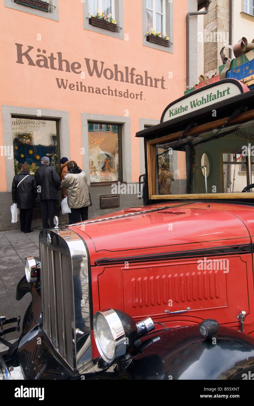 Kaethe Wohlfahrt christmas craft shop in Rothenburg ob der Tauber ...