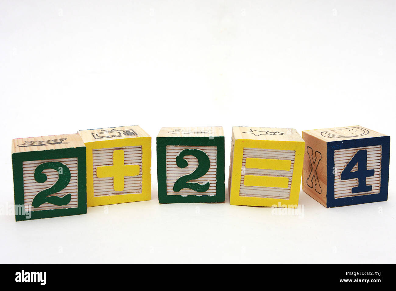 Alphabet blocks numbers hi-res stock photography and images - Alamy