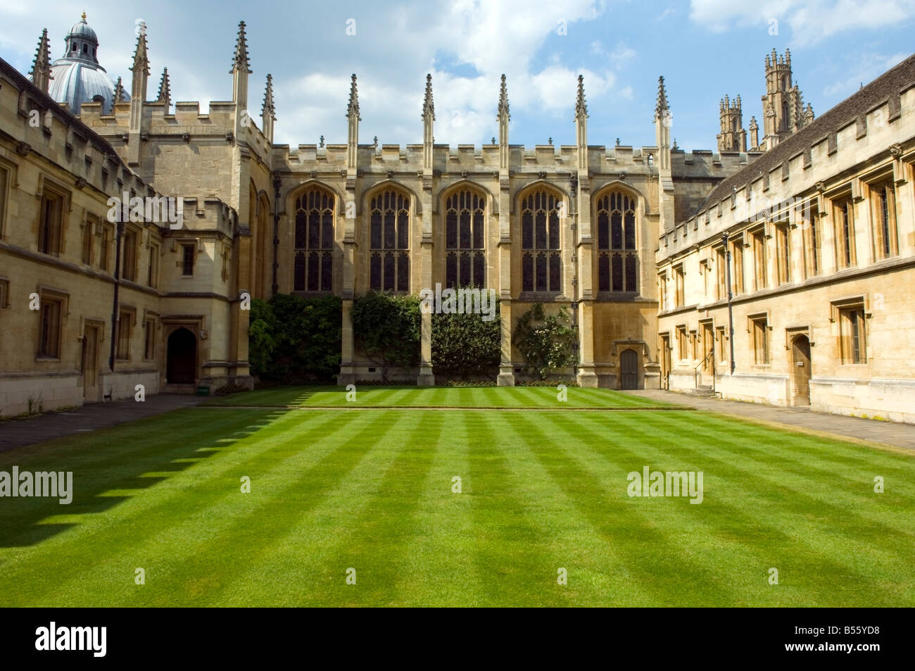 All Souls college quadrangle, Oxford Stock Photo - Alamy