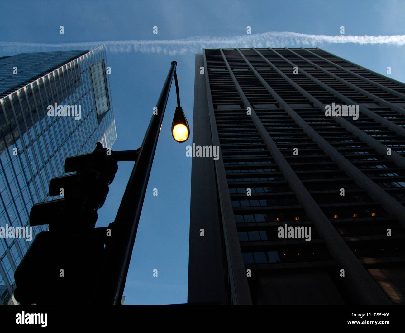 One South Dearborn building (left) and Chase Tower (right). The Loop ...