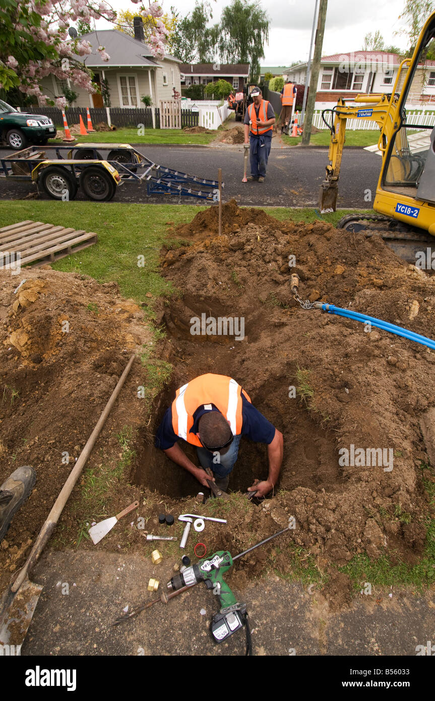 Road works drill hi-res stock photography and images - Alamy