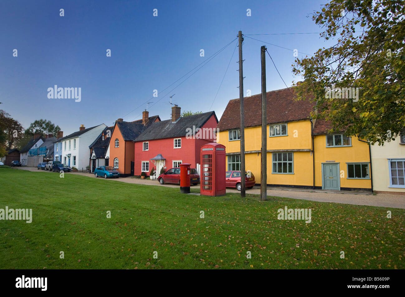 Hartest village in Suffolk, UK Stock Photo - Alamy