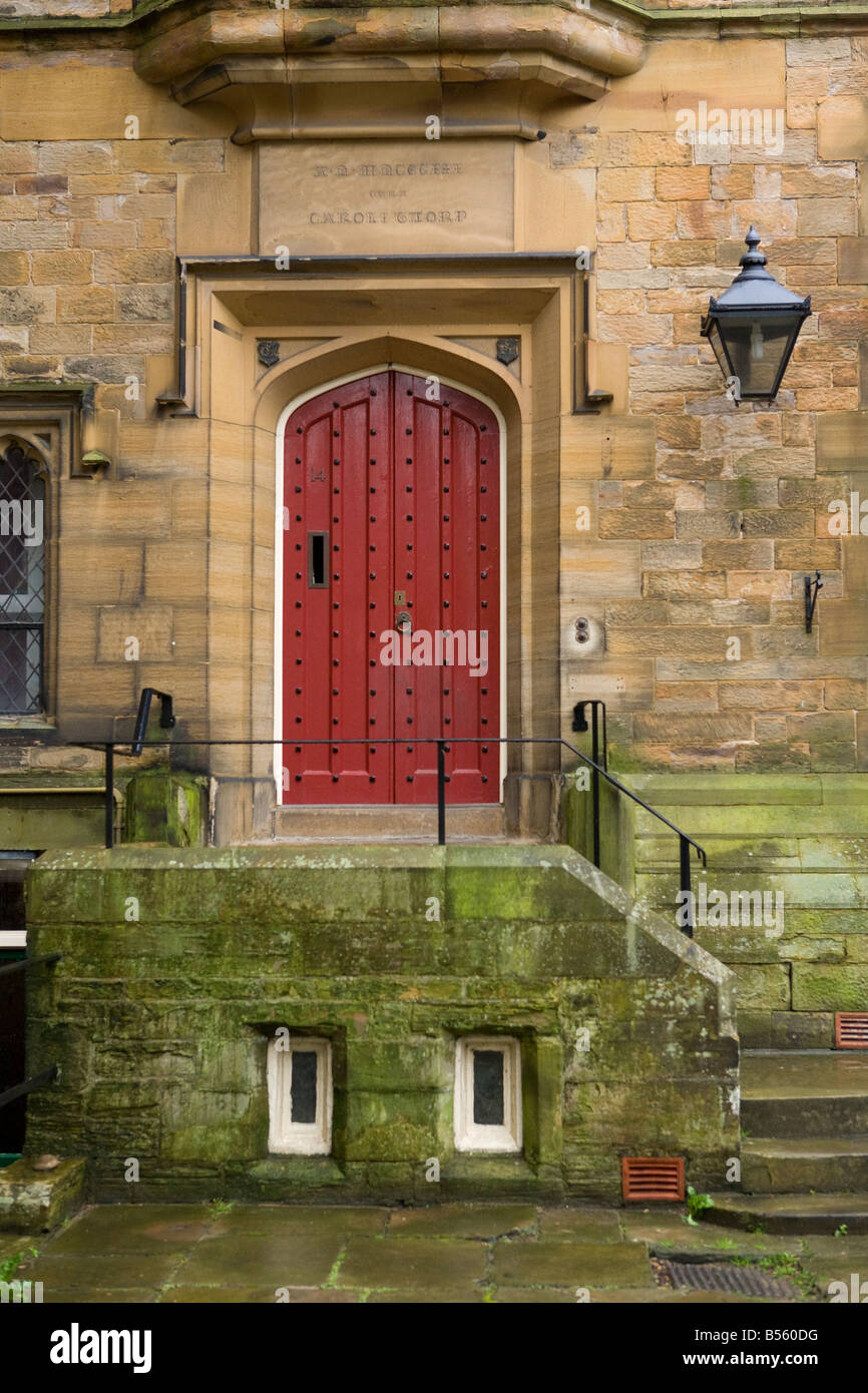 Old doorway in Durham Stock Photo - Alamy