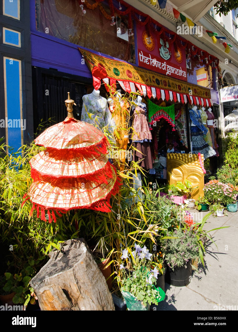California San Francisco Eastern mysticism shops in the Haight Ashbury ...