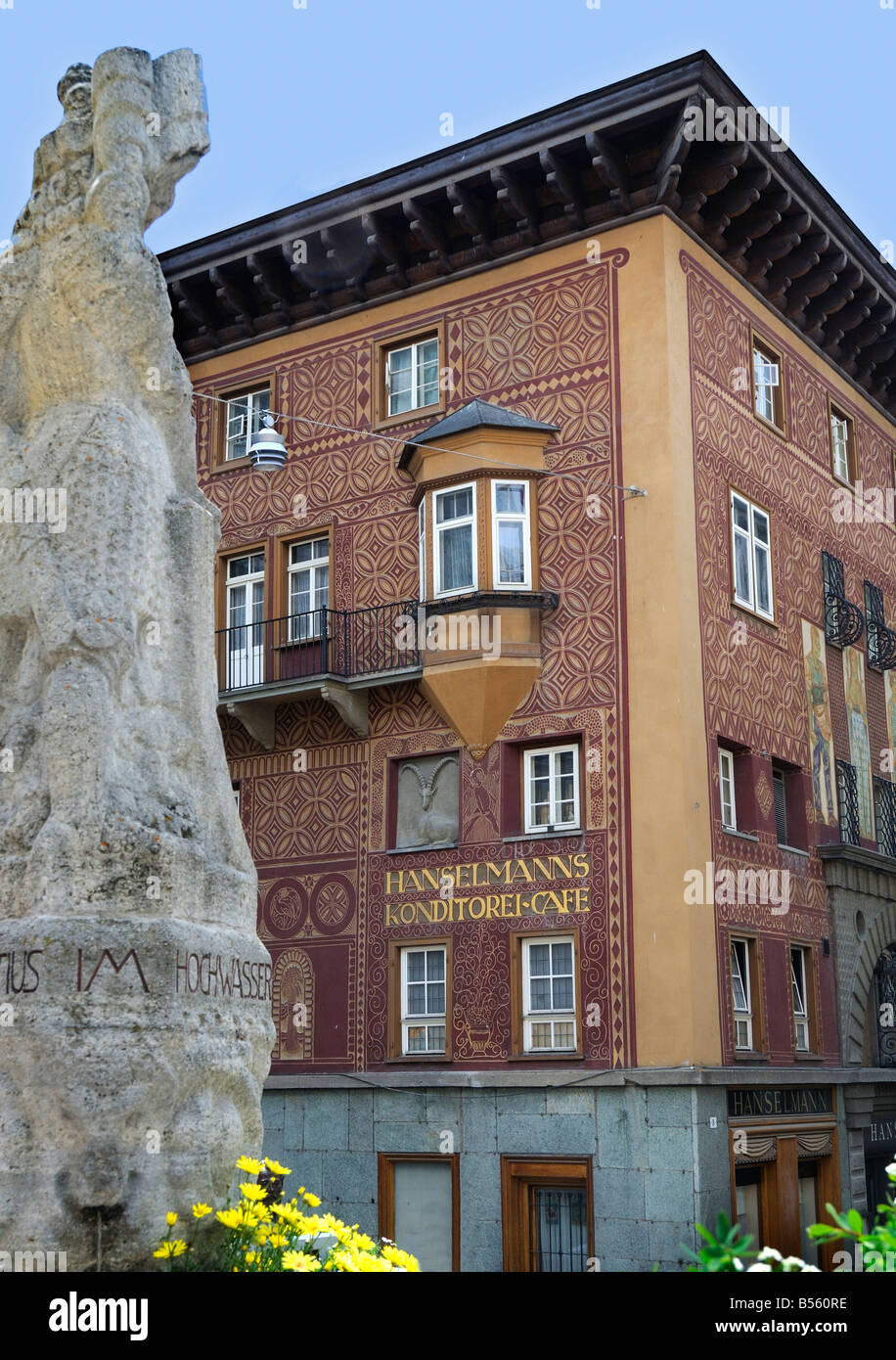 Hanselmann's Cake shop and Cafe in St Moritz in Switzerland Europe ...
