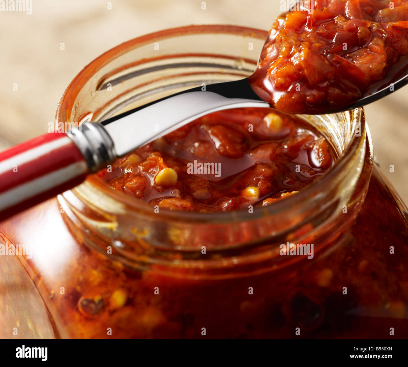 Chilli sauce jar hi-res stock photography and images - Alamy