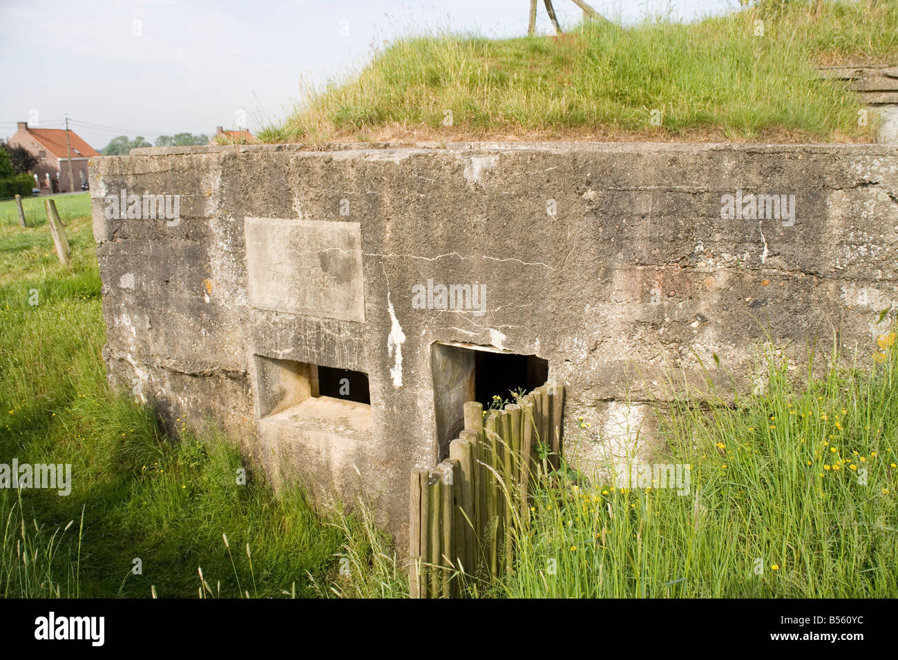 German First World War command bunker just south of the ridge at ...