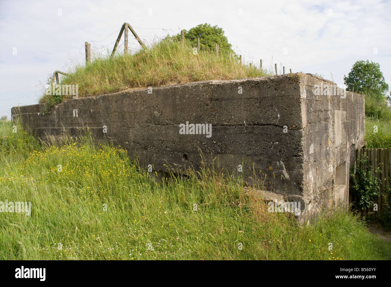 German First World War command bunker just south of the ridge at ...