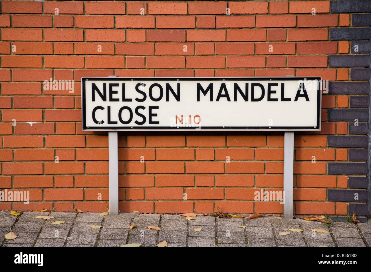 Nelson Mandela Street name sign Stock Photo - Alamy